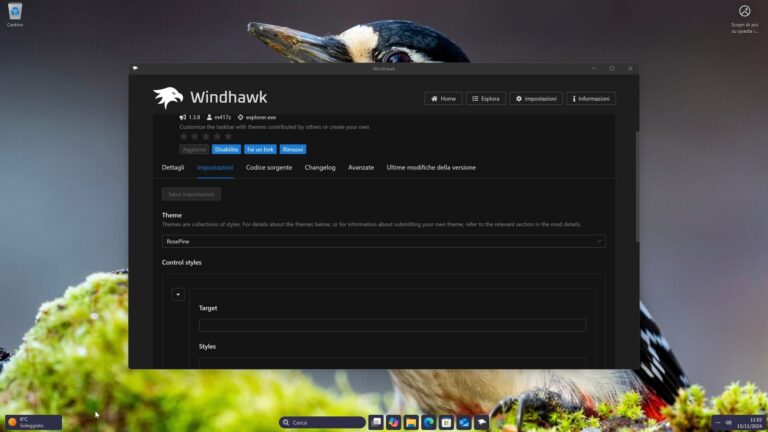 Windhawk - stravolgere completamente l'interfaccia di Windows 11 ...